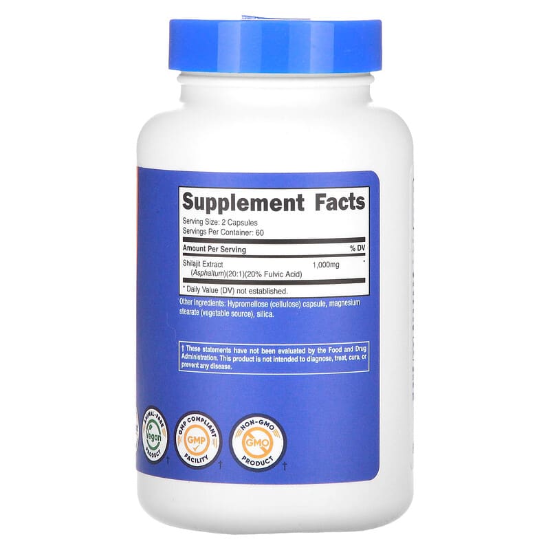 Nutricost, Shilajit, 1,000 mg , 120 Capsules – vitabal-lb