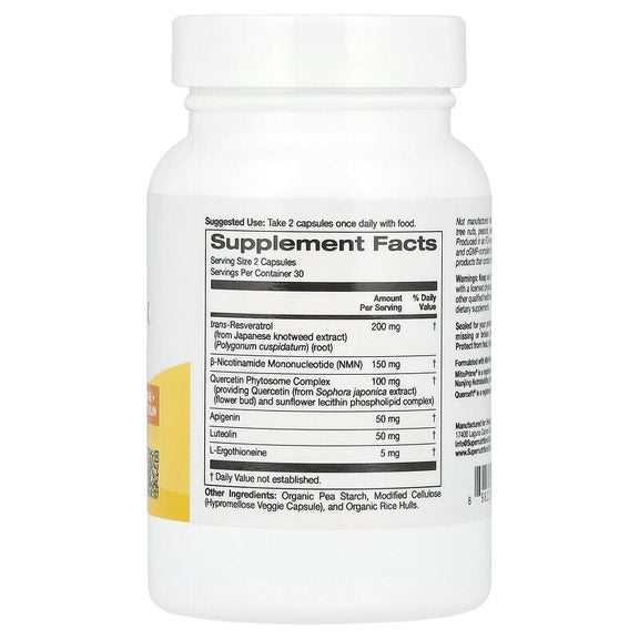Super Nutrition, NMN Complex, 60 Veggie Capsules – vitabal-lb