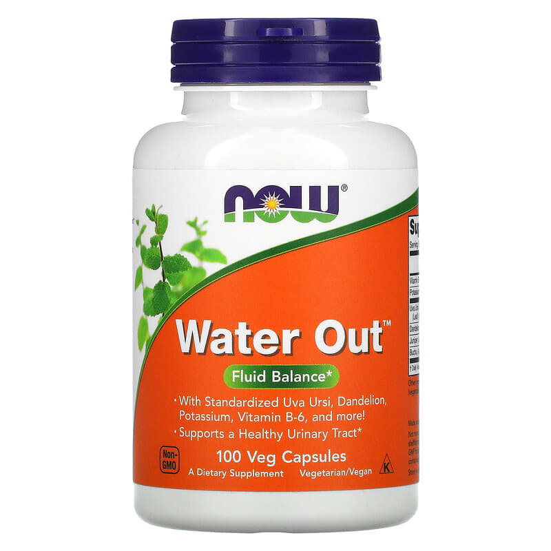NOW Foods, Water Out, Fluid Balance, 100 Veg Capsules – vitabal-lb