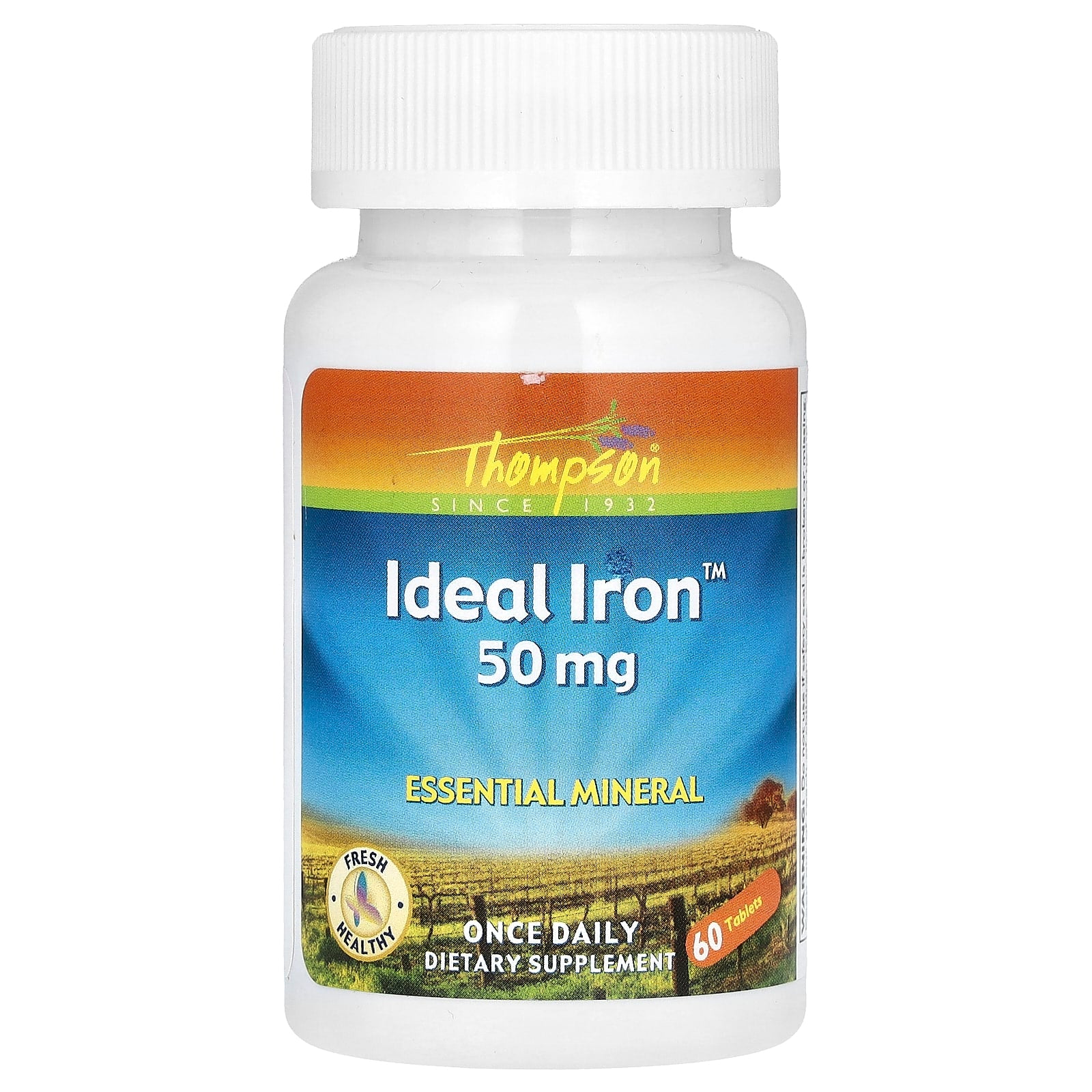 Thompson, Ideal Iron, 50 mg, 60 Tablets – vitabal-lb