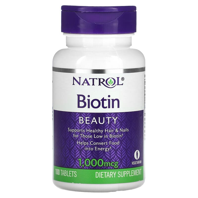 Natrol, Biotin, 1,000 mcg, 100 Tablets – vitabal-lb