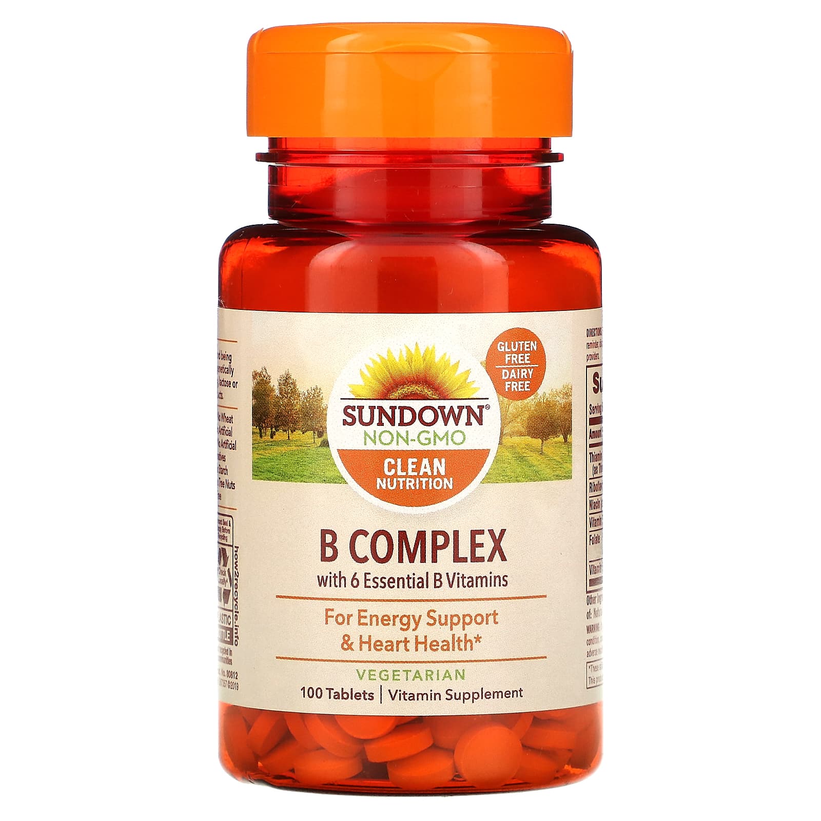 Sundown Naturals, B-Complex, 100 Tablets – vitabal-lb