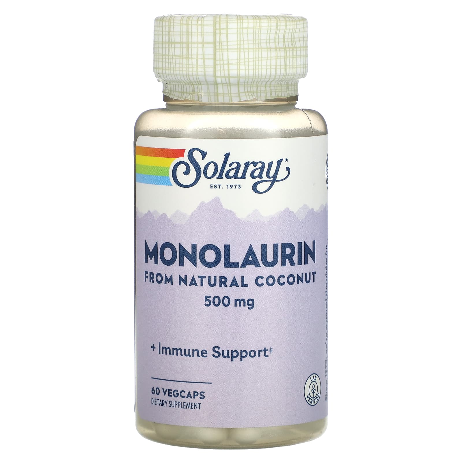 Solaray, Monolaurin, 500 mg, 60 VegCaps – vitabal-lb